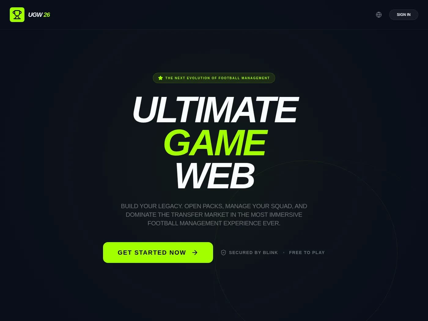 Ultimate Football Web