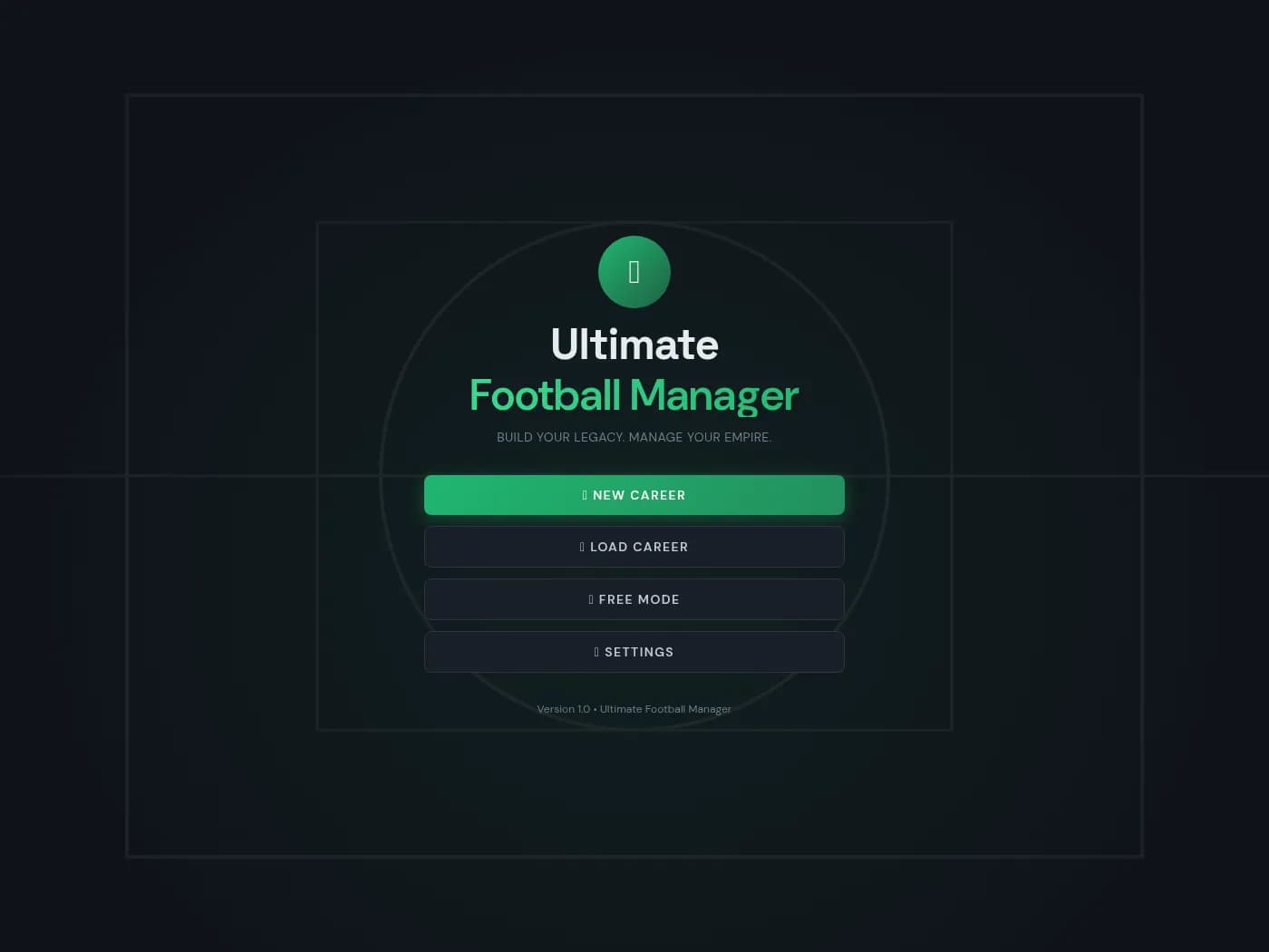 Ultimate Football Manager