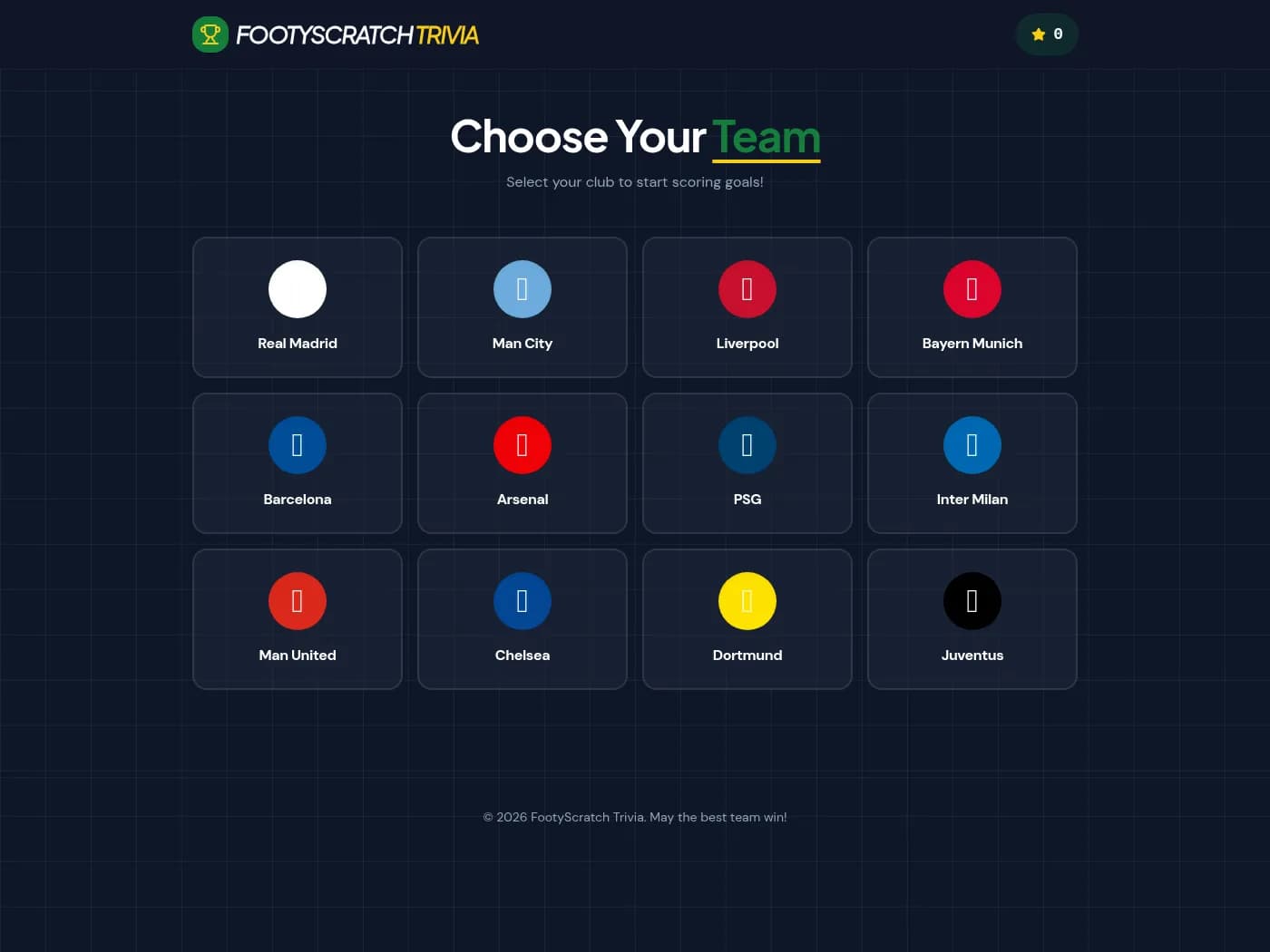 Football Quiz Game