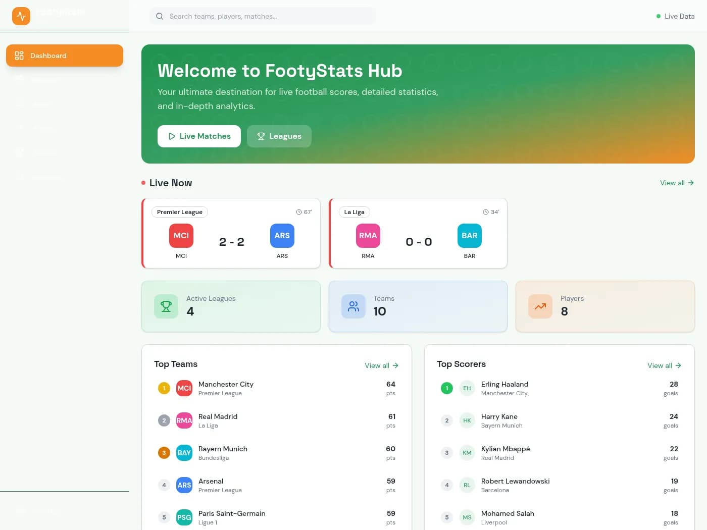 FootyStats Hub