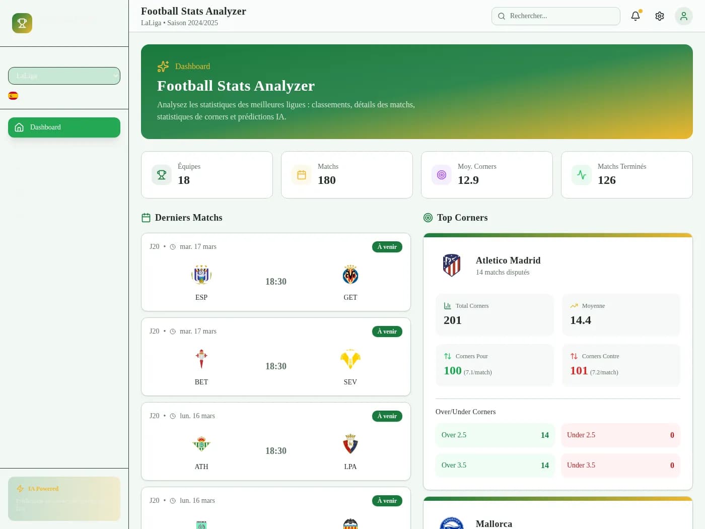 Football Stats Analyzer