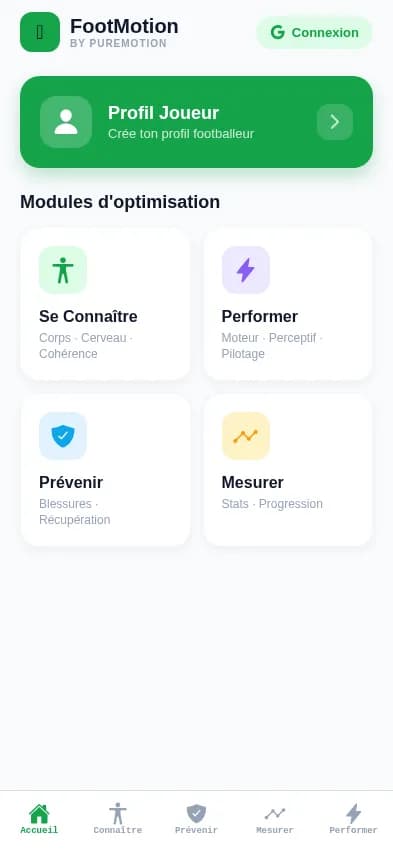 FootMotion Player Profile