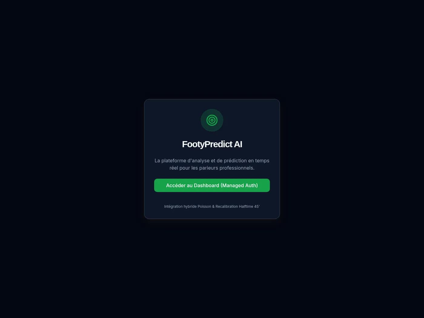 FootyPredict AI Platform