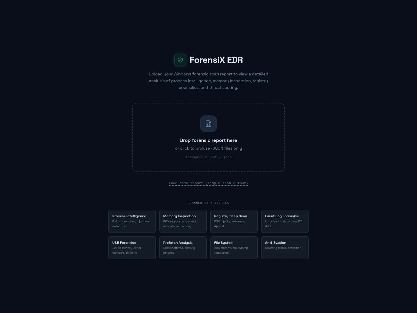 ForensiX EDR Scanner