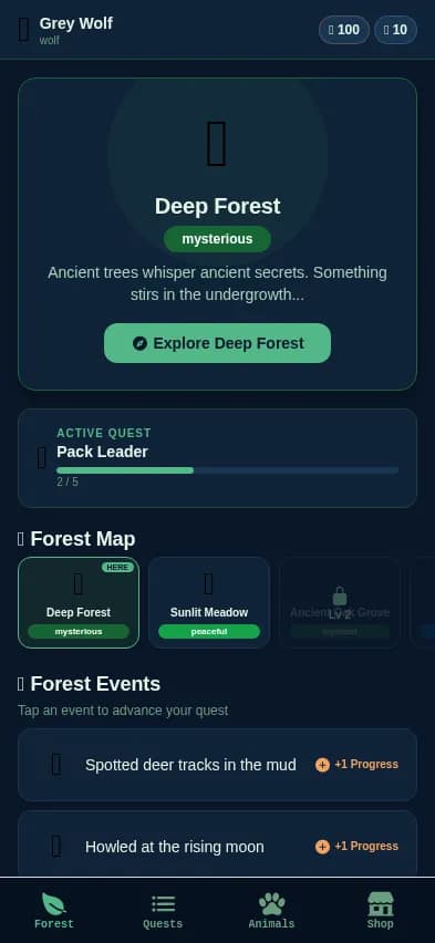 Wildlife Quest Adventure