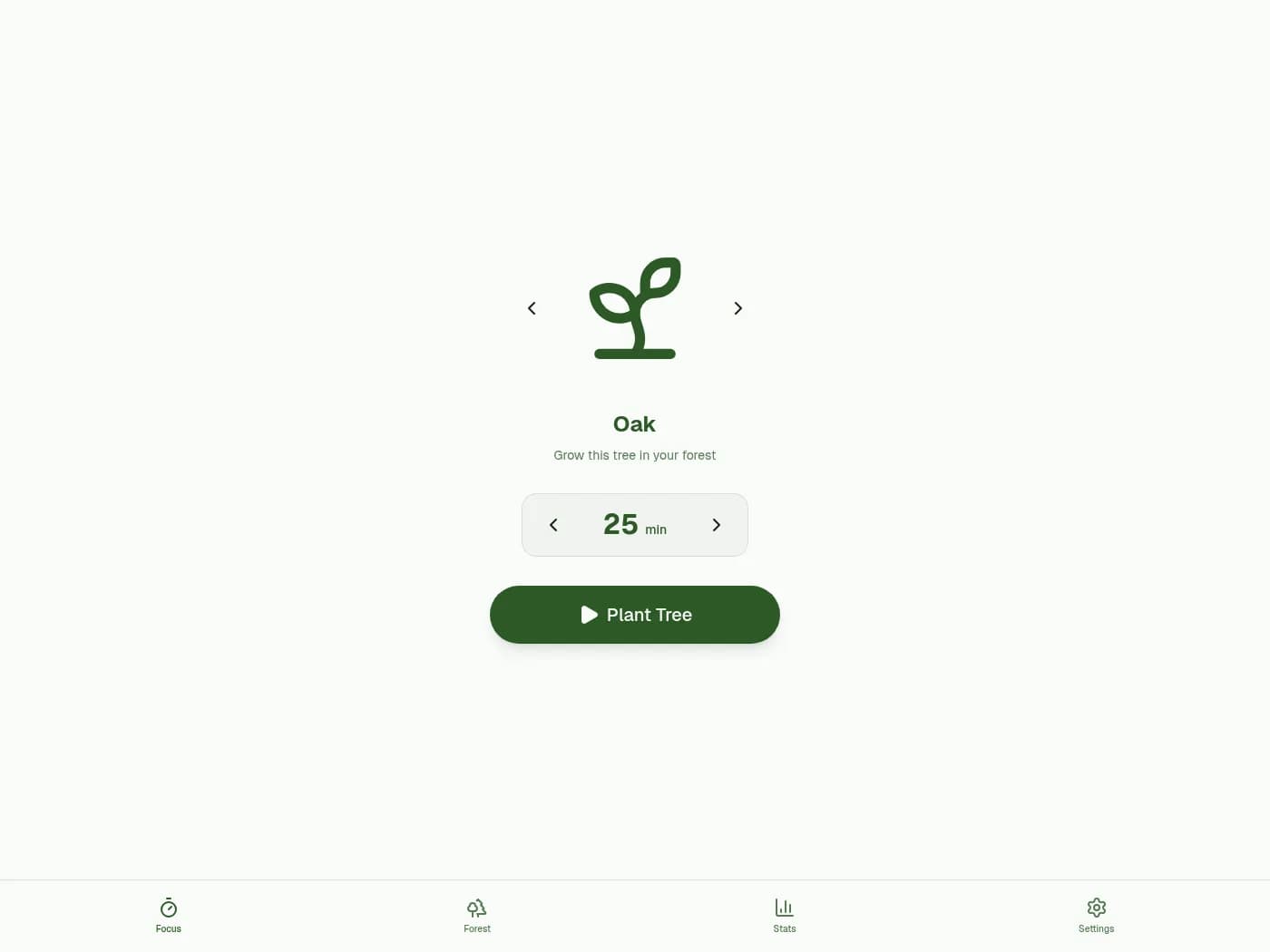Forest App Clone