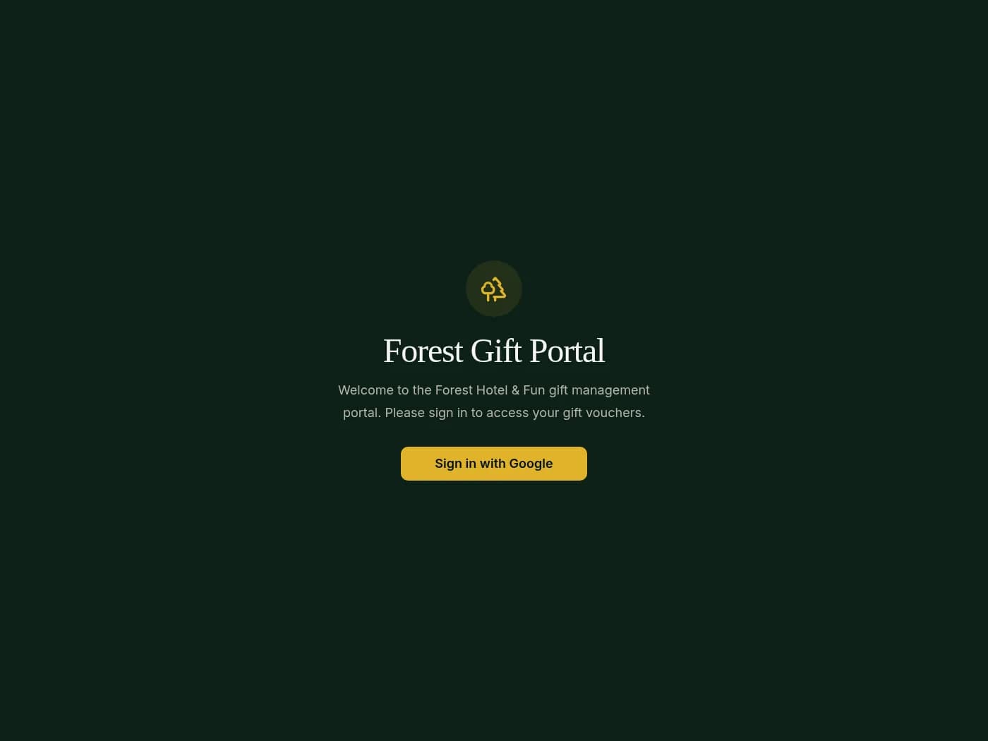 Forest Gift Portal