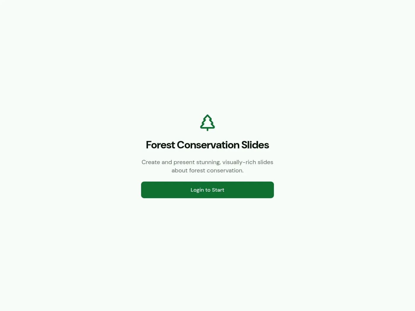 Forest Conservation Slides