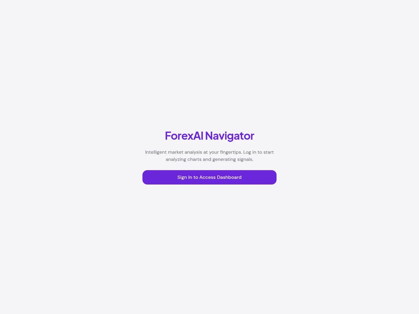 ForexAI Navigator