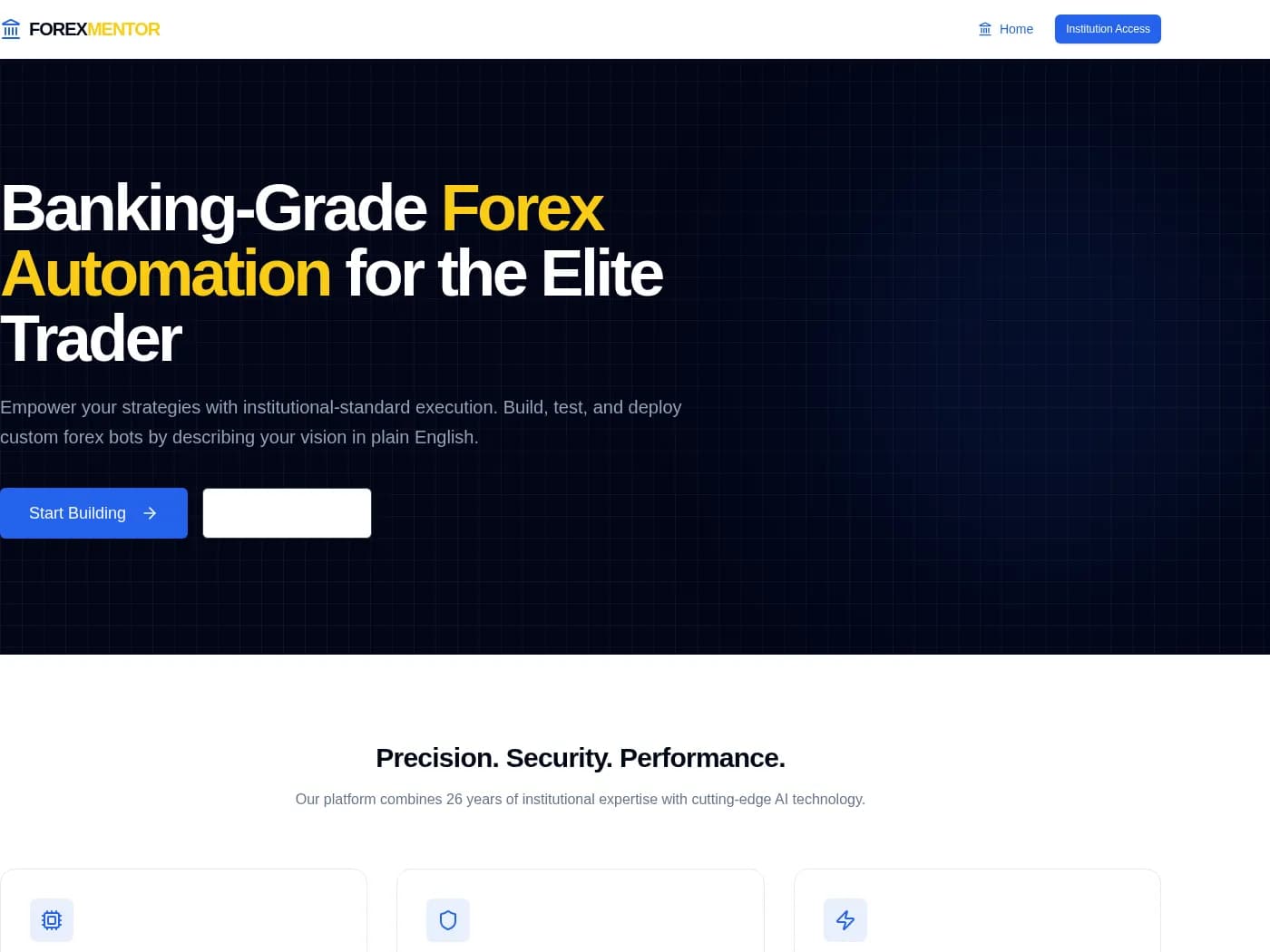Forex Mentor Bot Builder