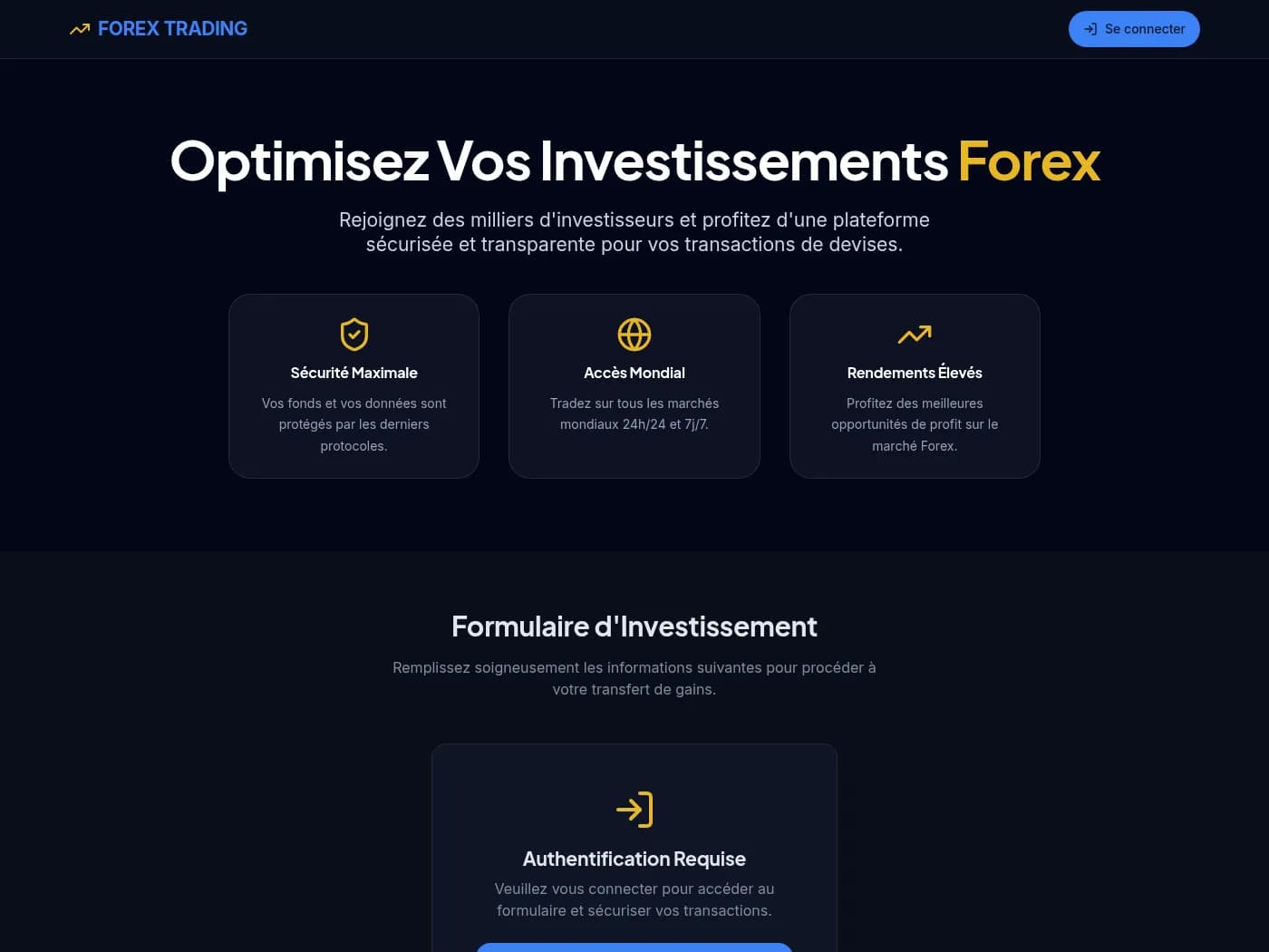 Forex Trading Contact Site