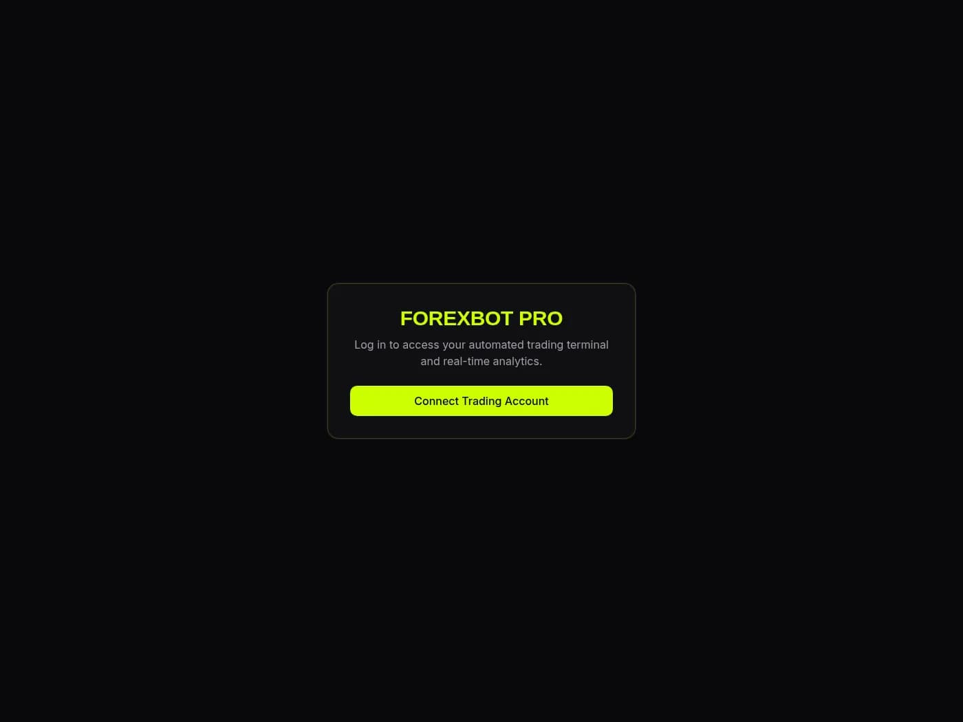ForexBot Pro