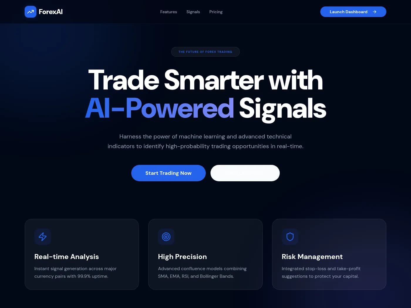 Forex Signal Dashboard