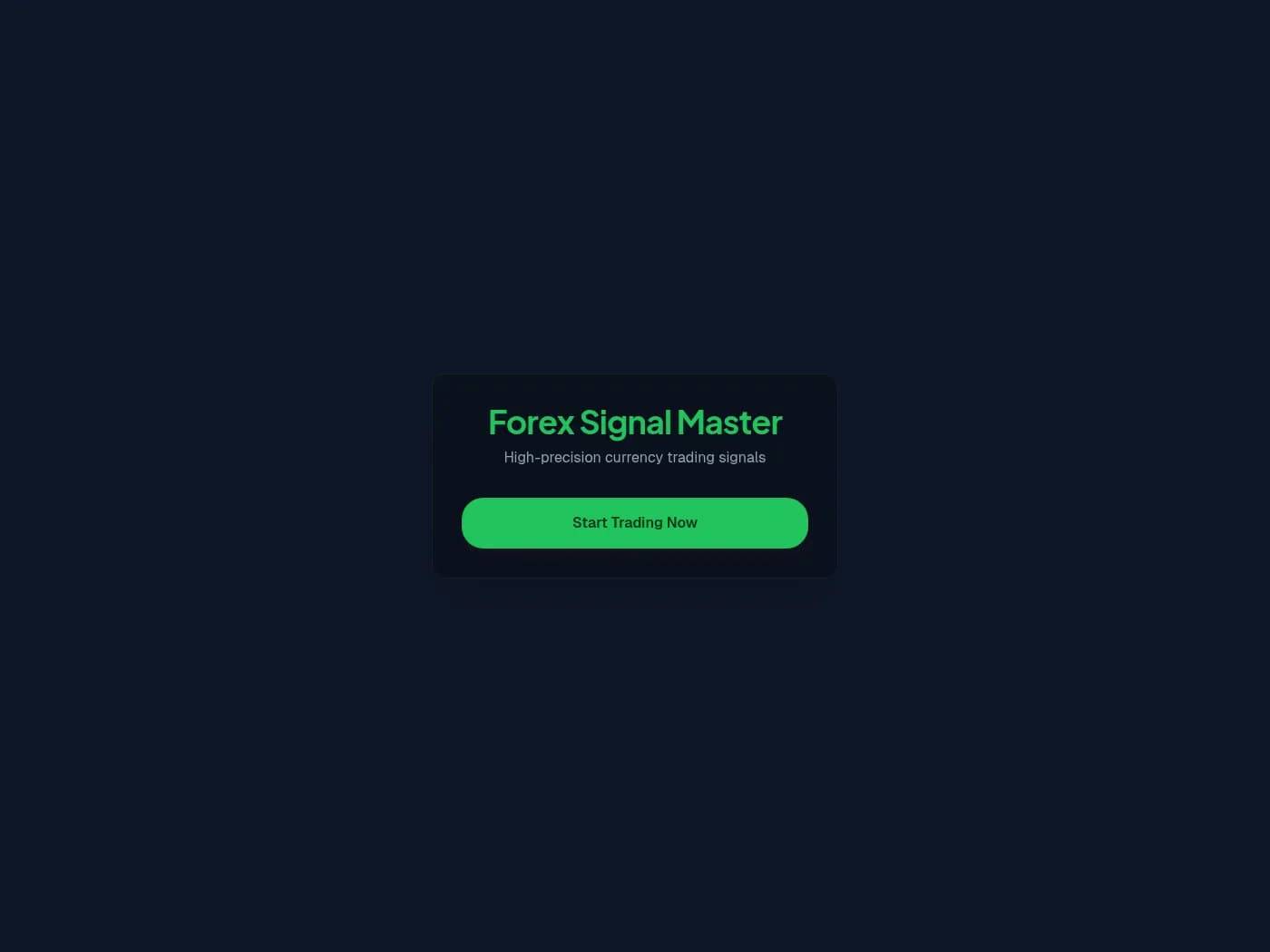 Forex Signal Master