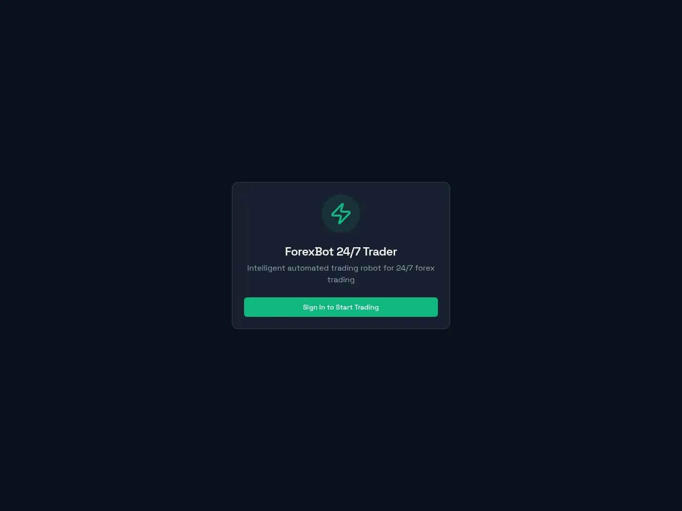 ForexBot 24/7 Trader