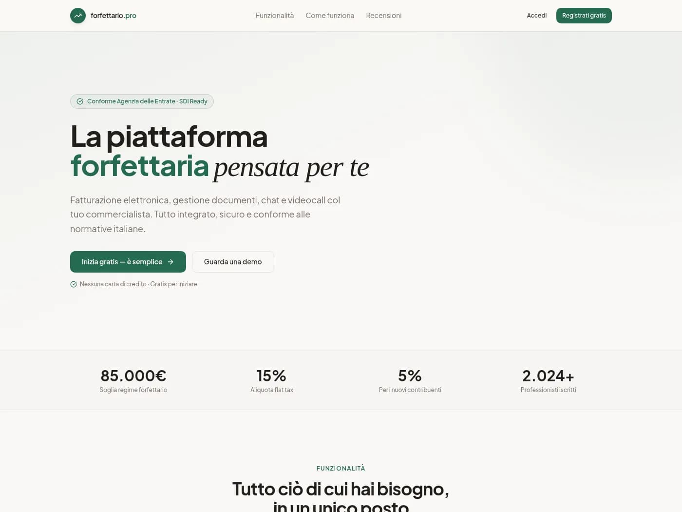 Forfettario Pro Platform