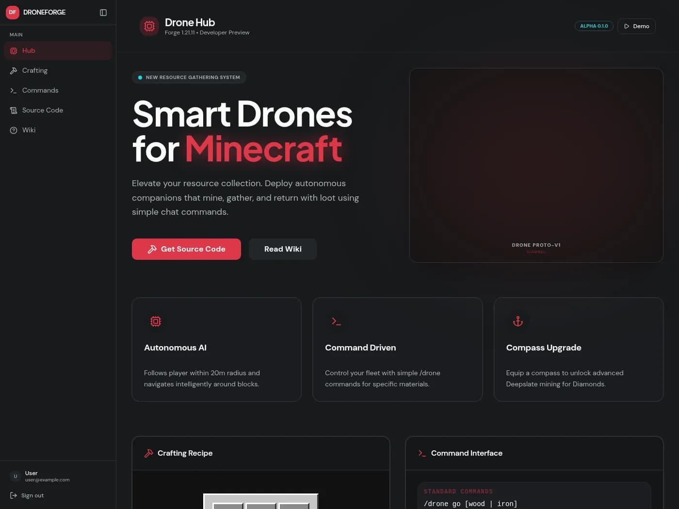 Forge Drone Mod