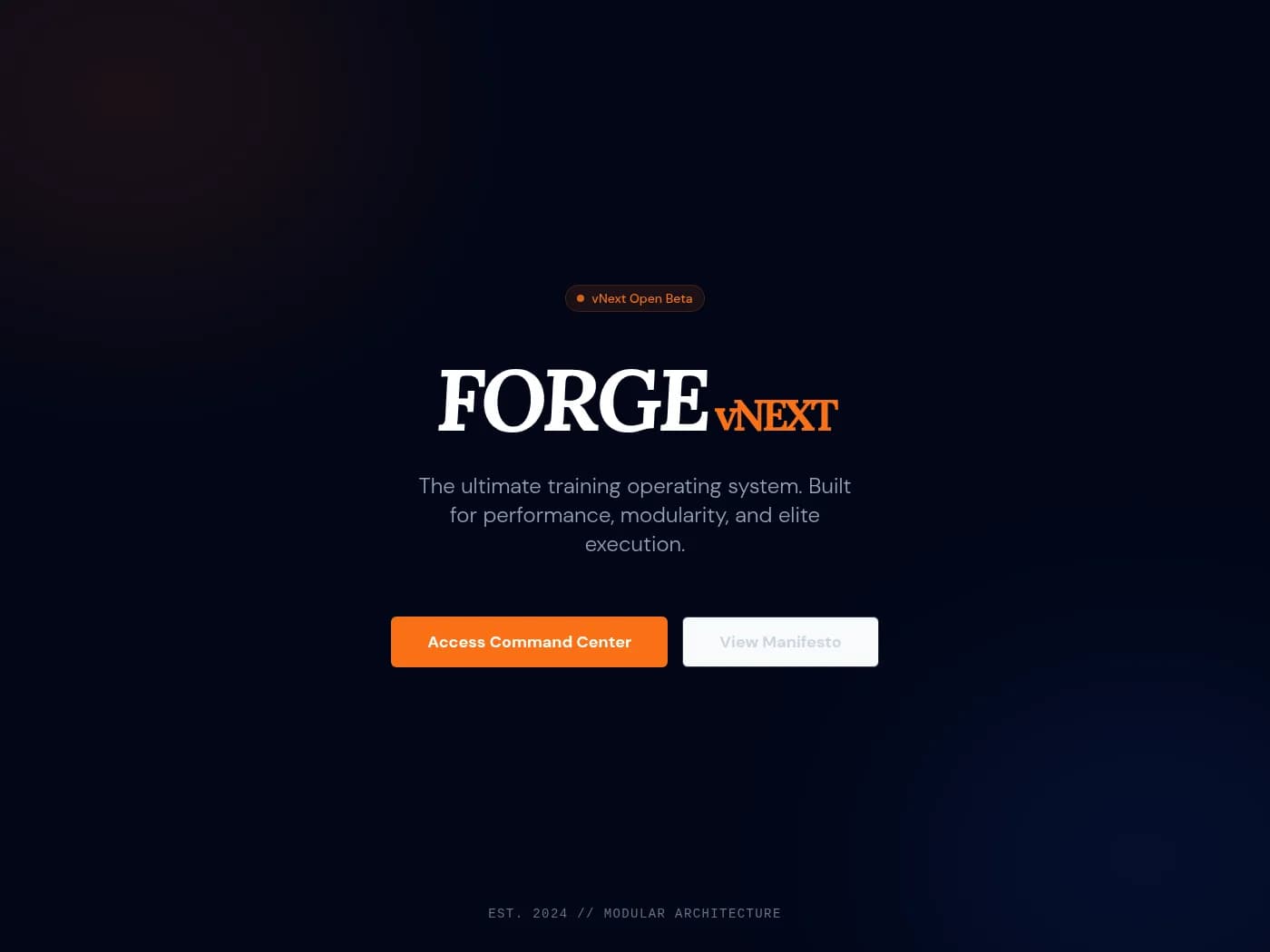 FORGE vNext Skeleton