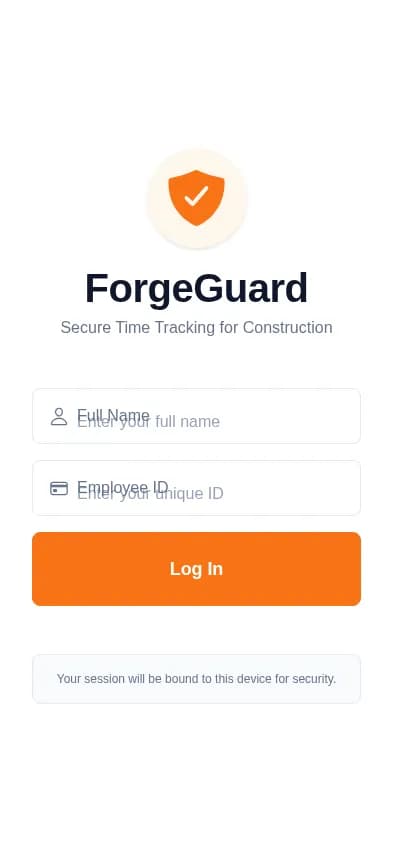 ForgeGuard Time Tracker