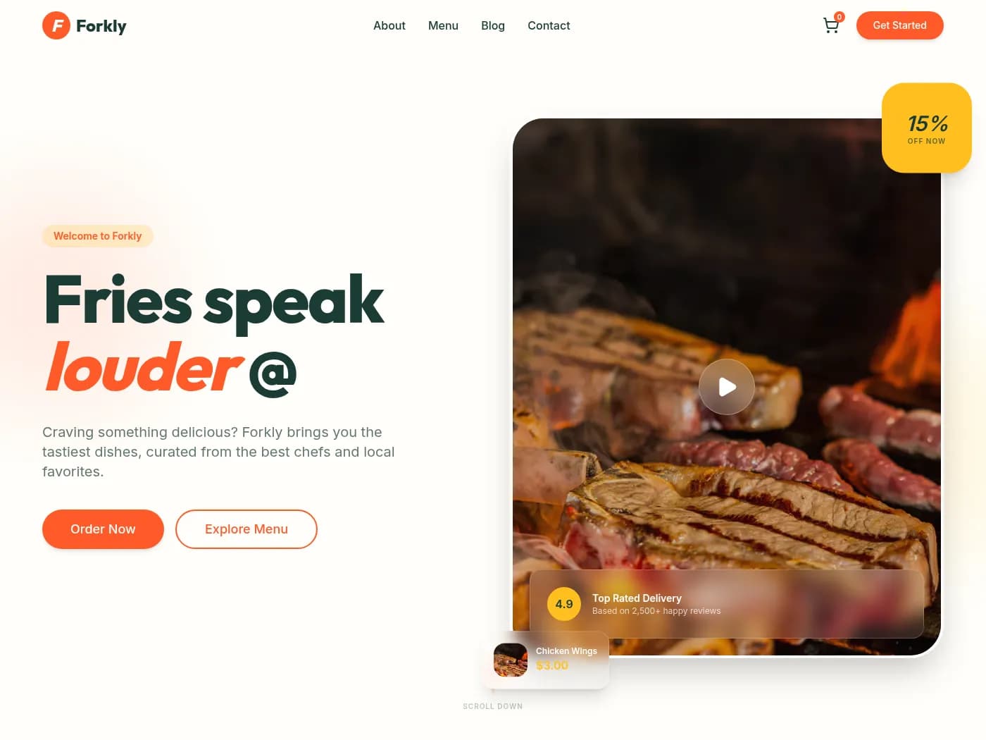 Forkly Web Clone