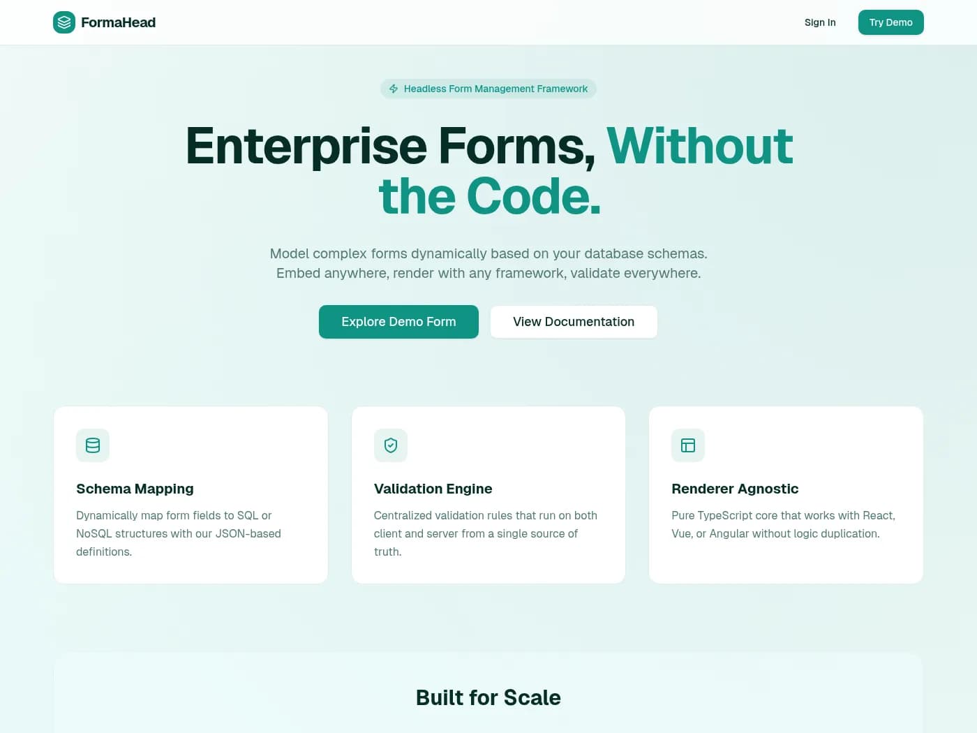 FormaHead Framework