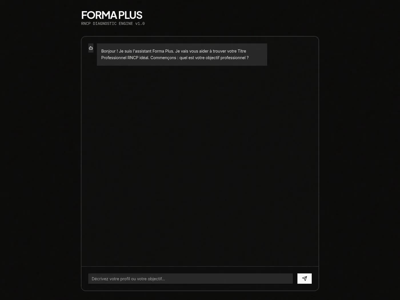 Forma Plus RNCP Guide