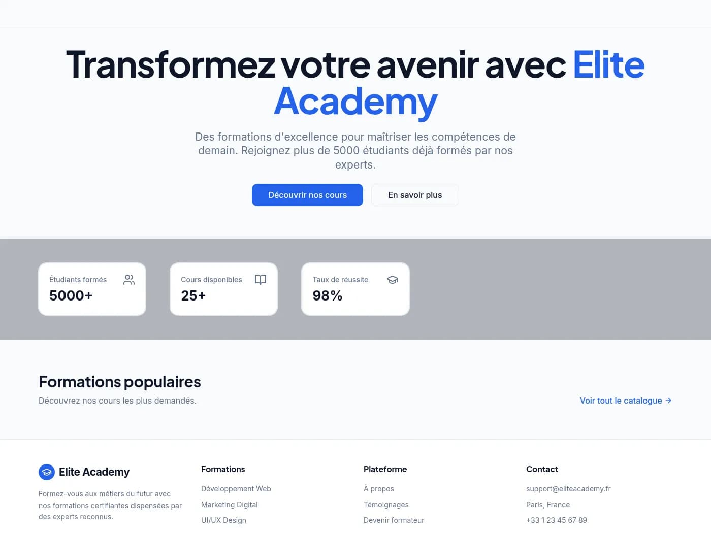 Formation Center Web