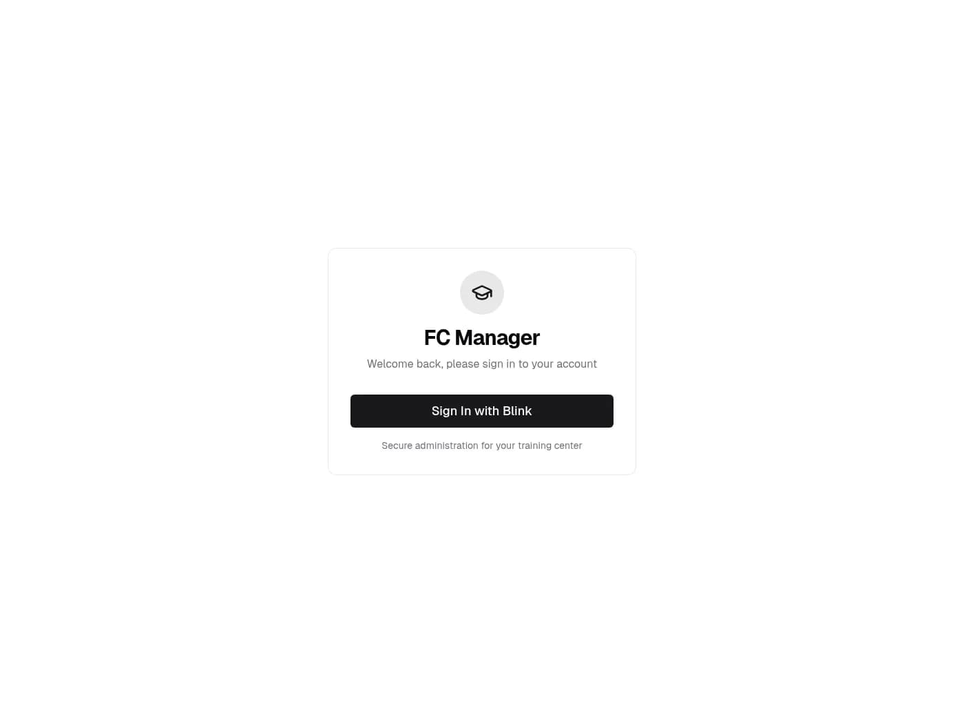 Formation Center Manager