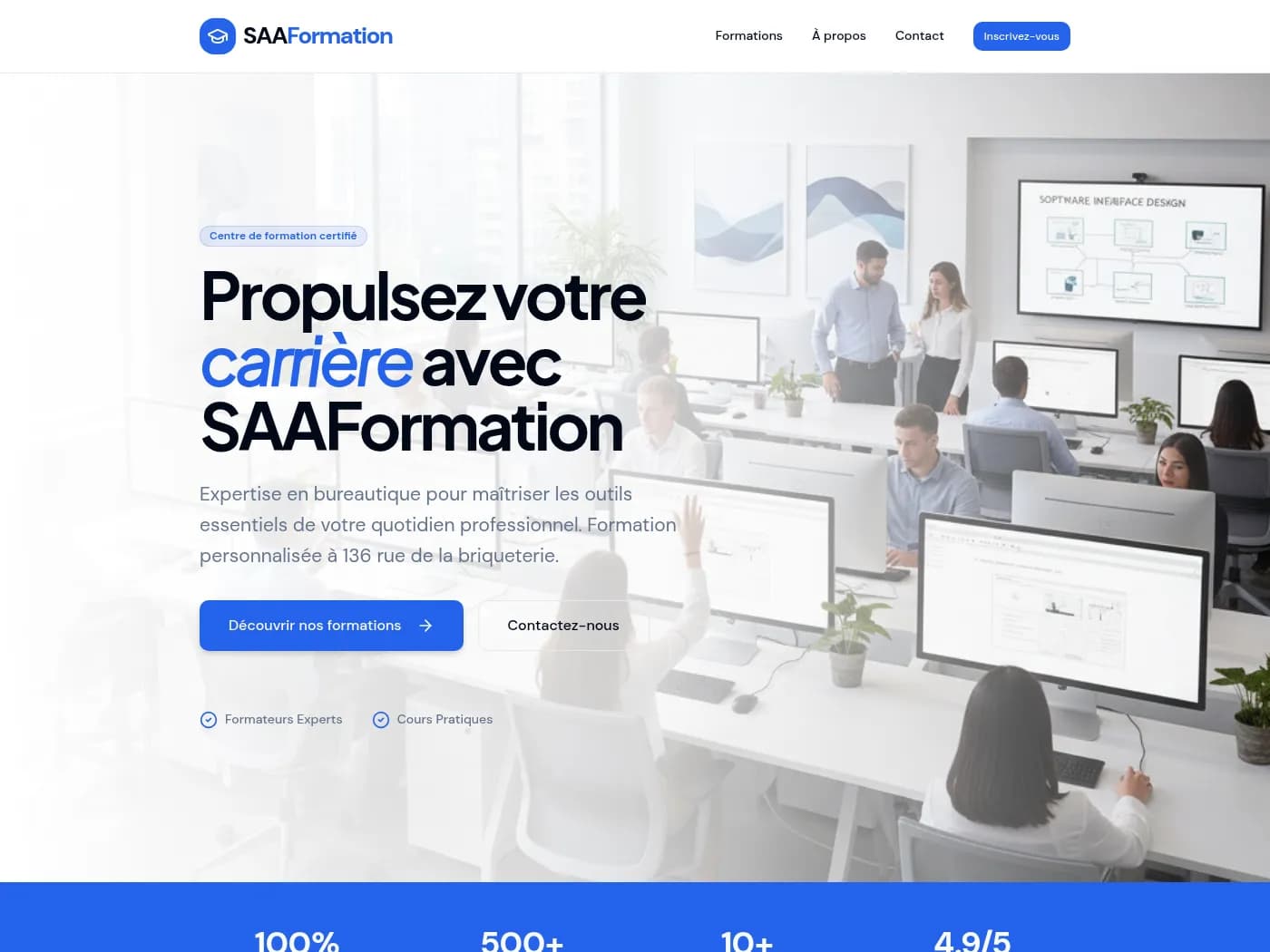 SAATFormation Web Portal