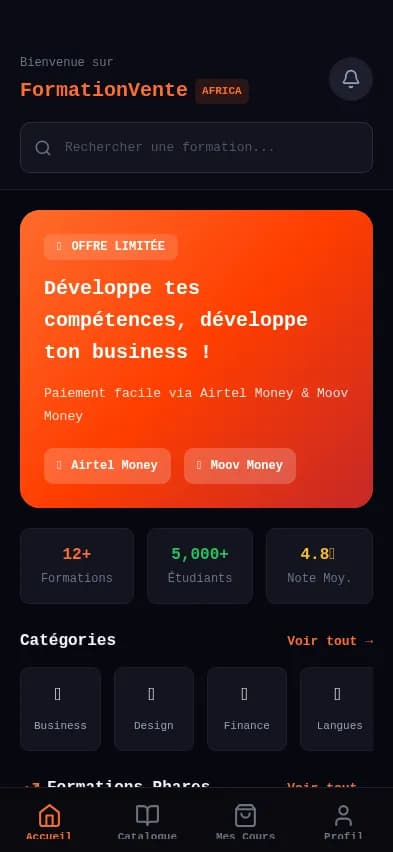 FormationVente Mobile