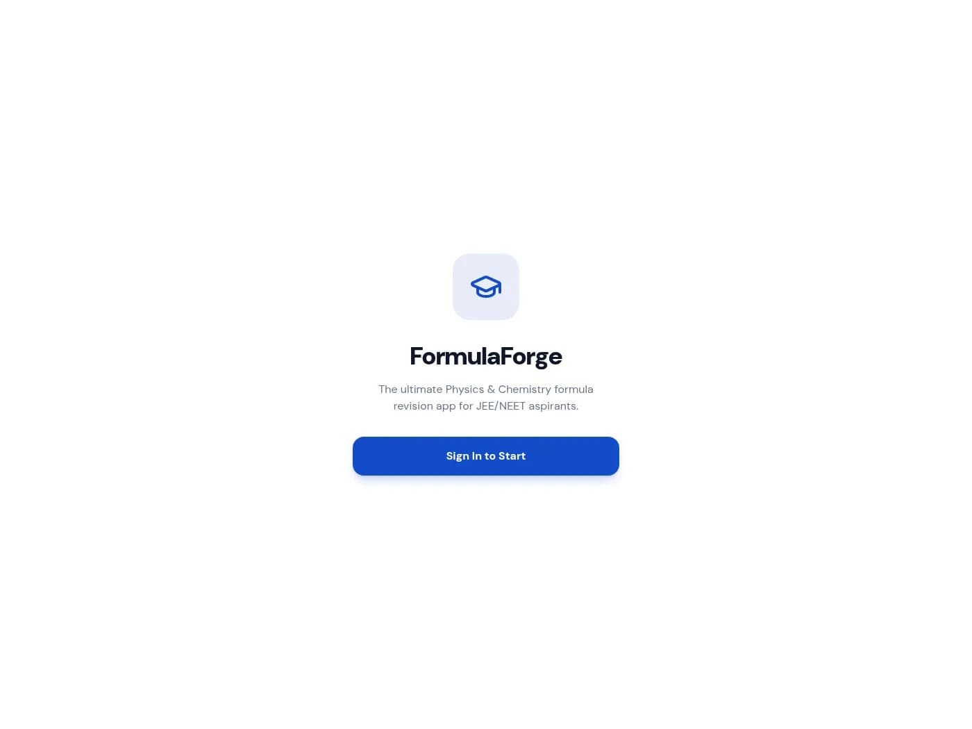 FormulaForge Study App