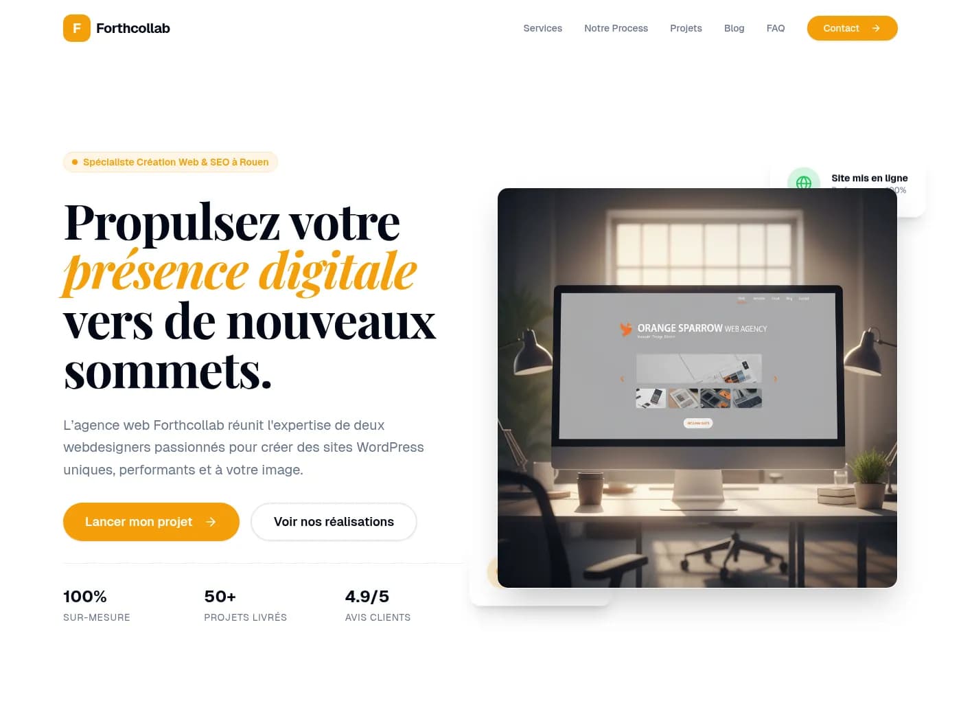 Forthcollab Web Agency Site