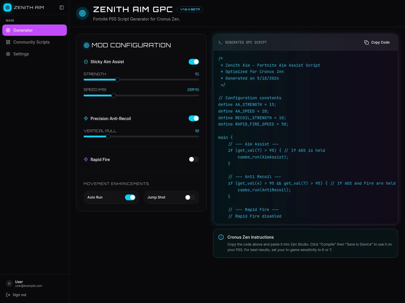 Fortnite Aim Assist Tool