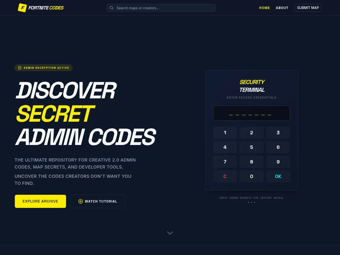 Fortnite Admin Code Finder