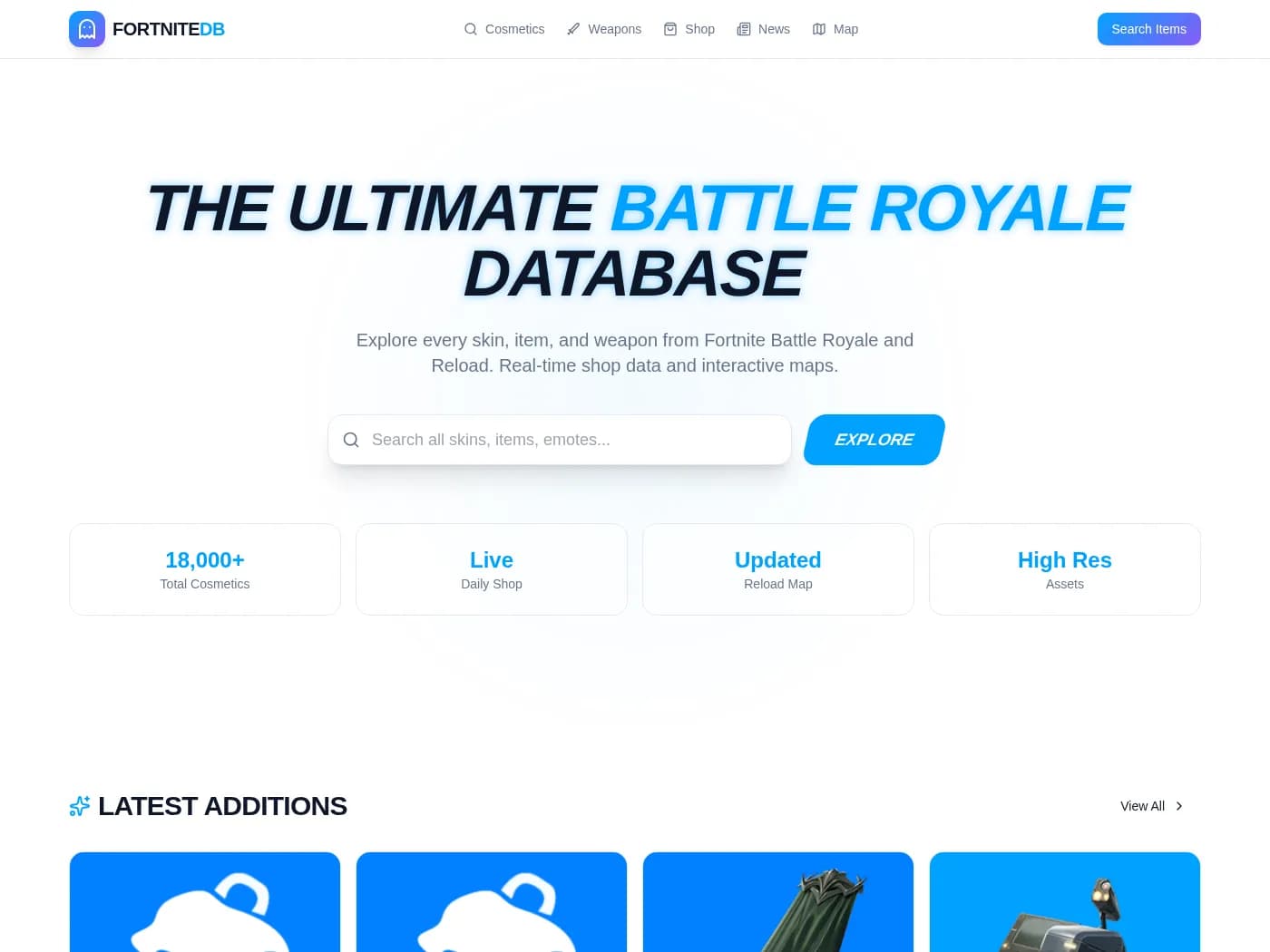 Fortnite Data Explorer