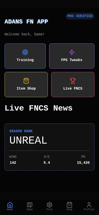 Adans Fortnite Esports App