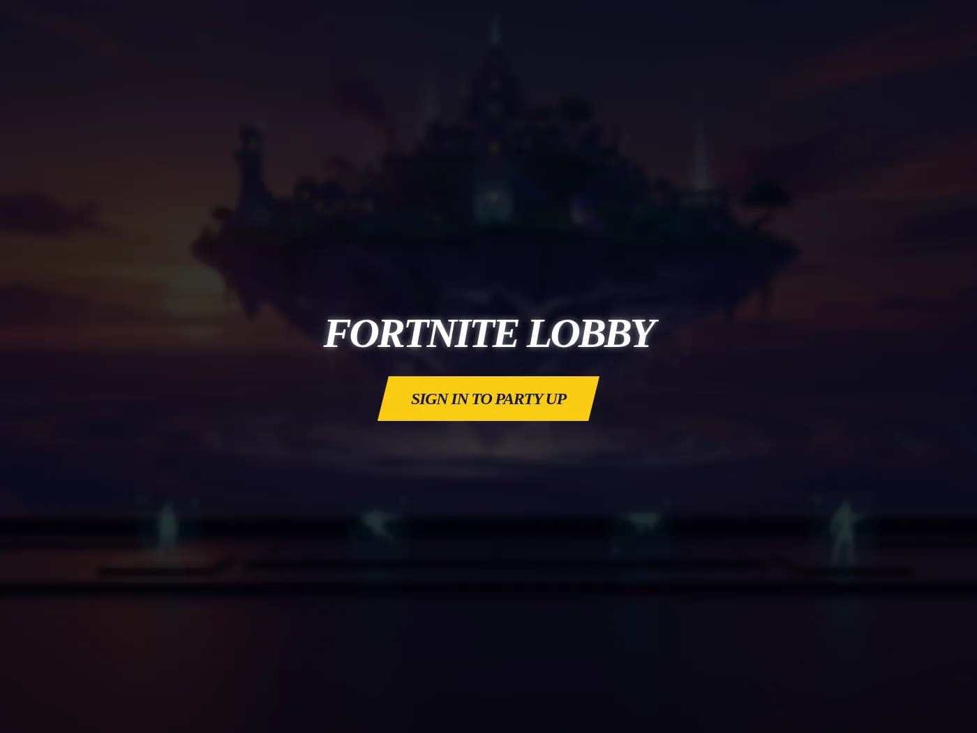 Fortnite Party Lobby