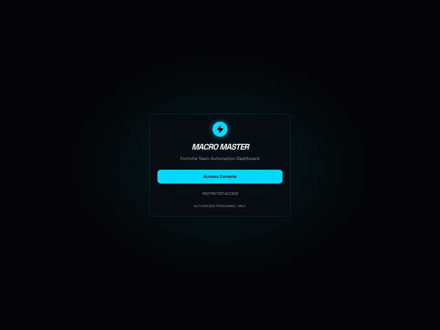 Fortnite Macro Master