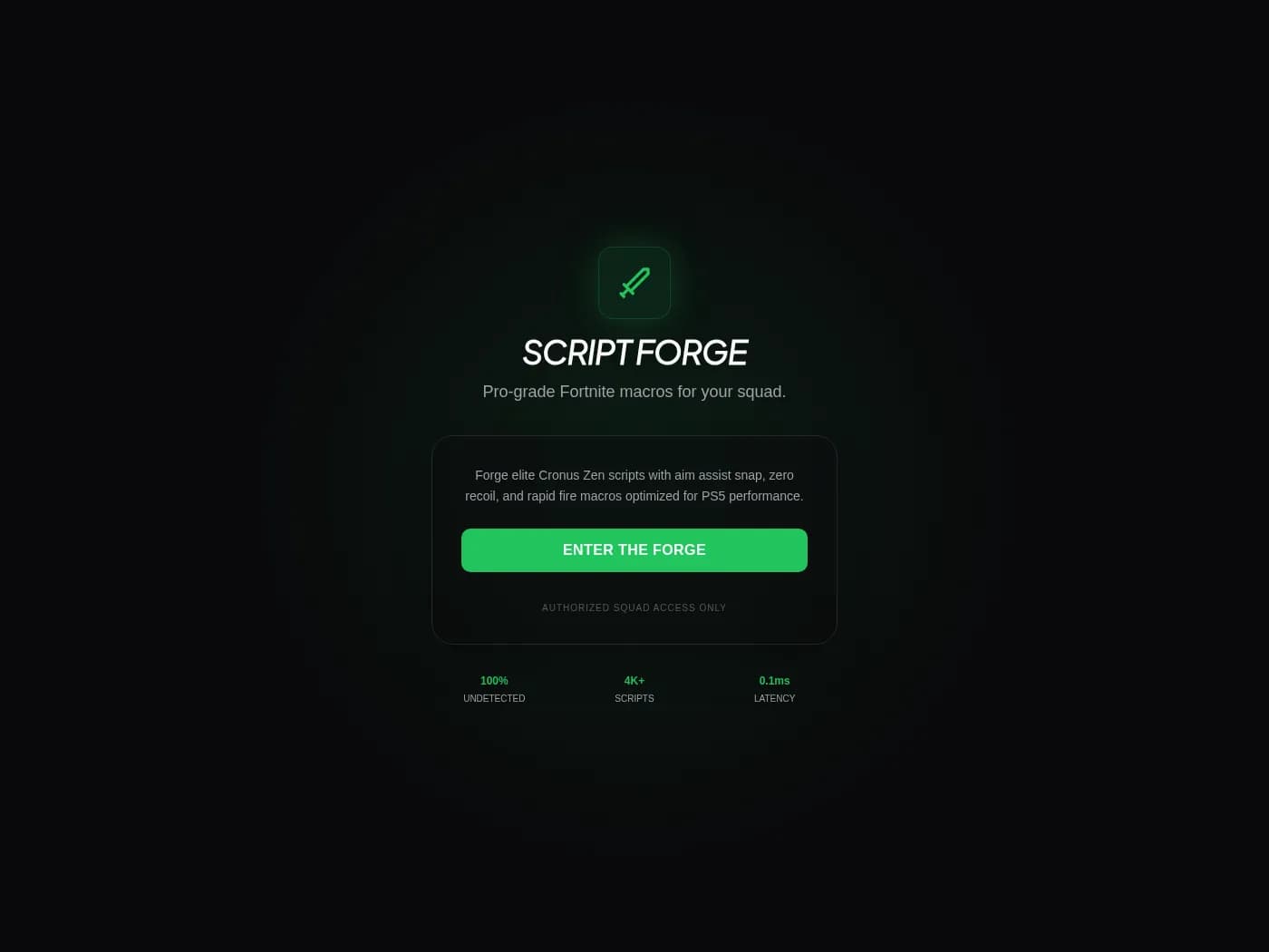 Fortnite Script Forge