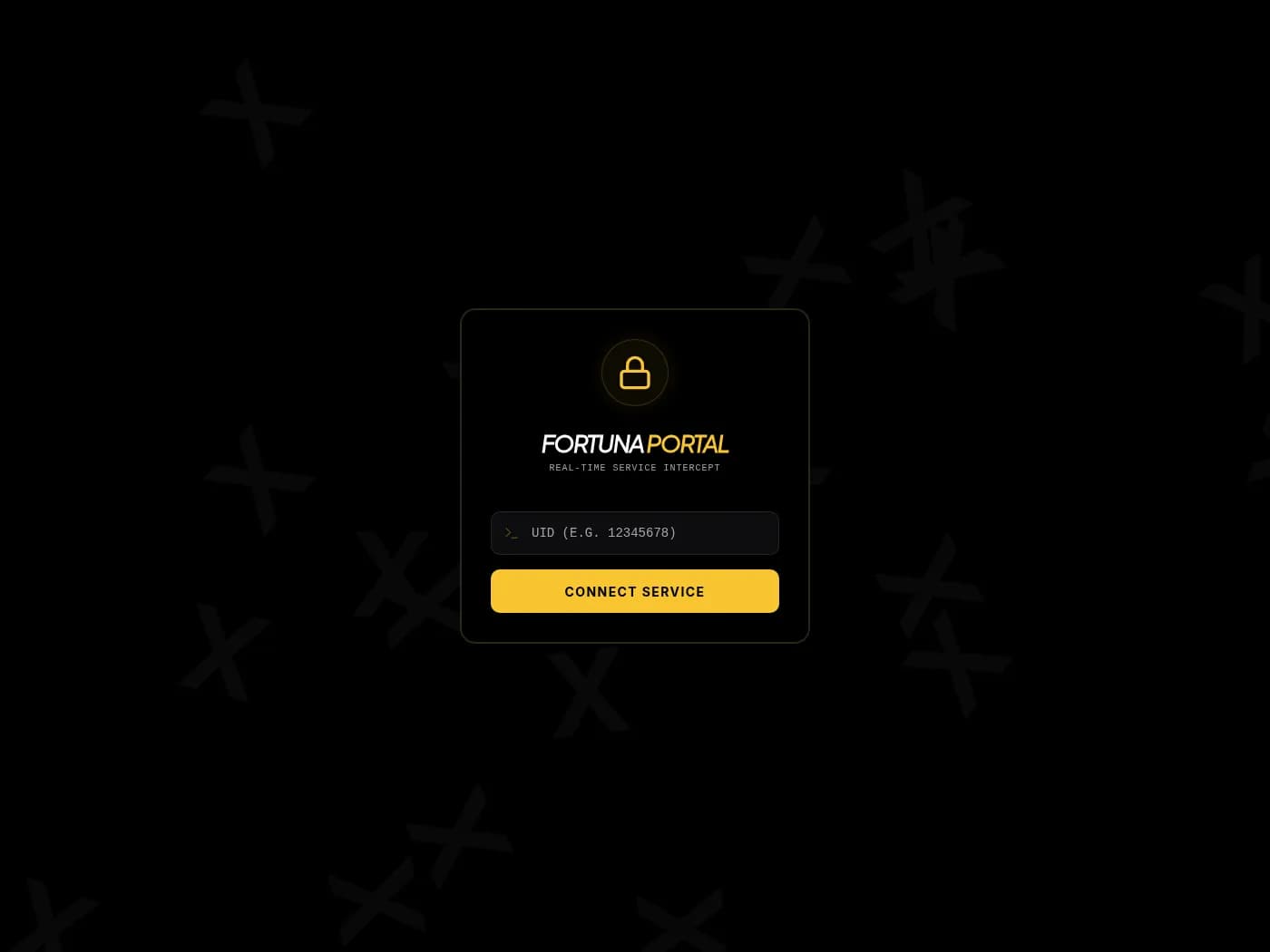 Fortuna Real UID Portal