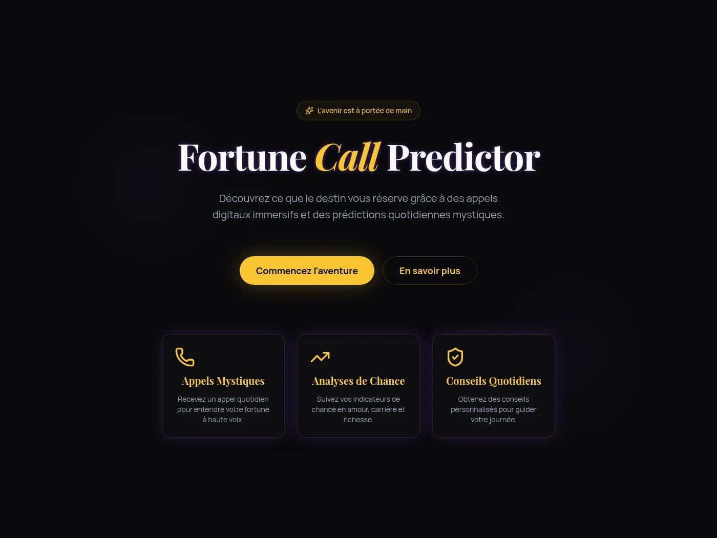 Fortune Call Predictor