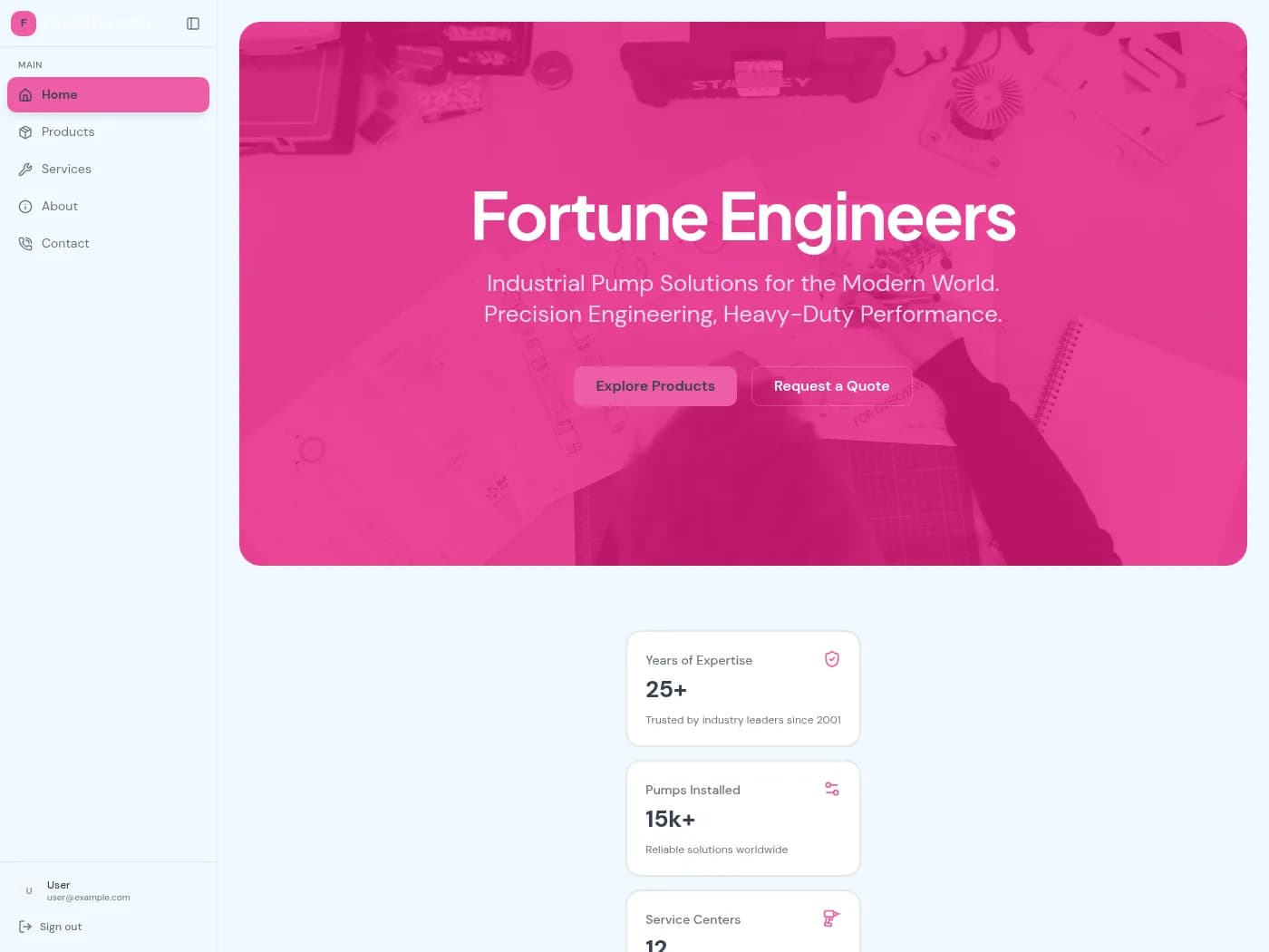 Fortune Engineers Site