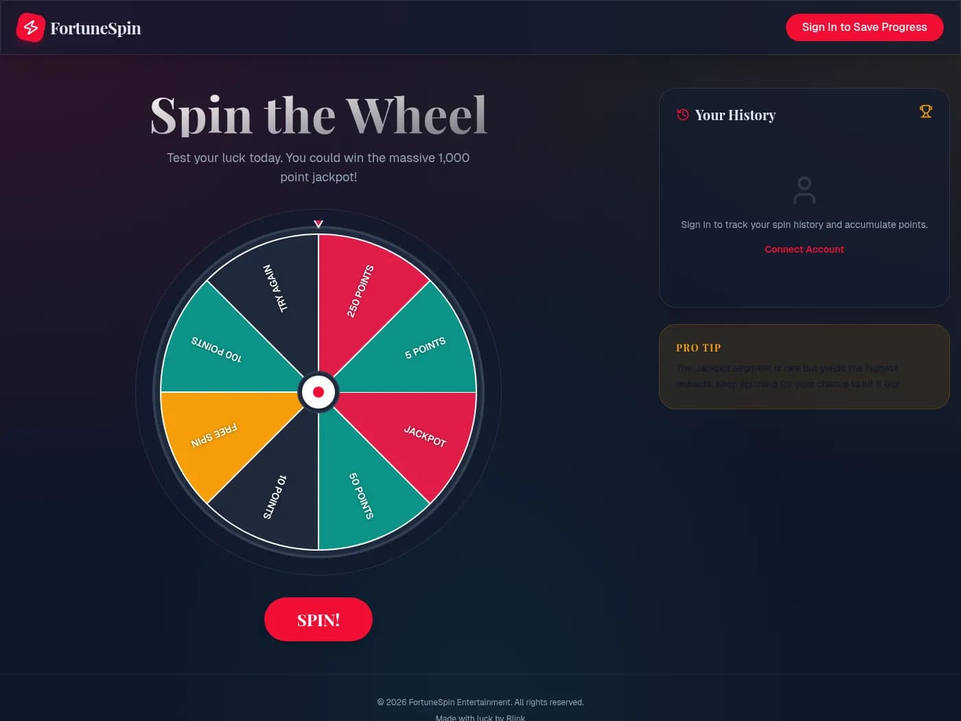 Fortune Spin Web