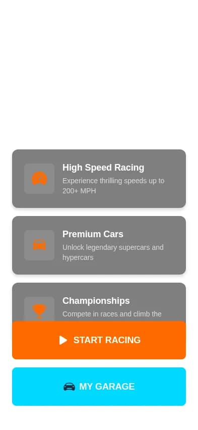 Forza Mobile Clone