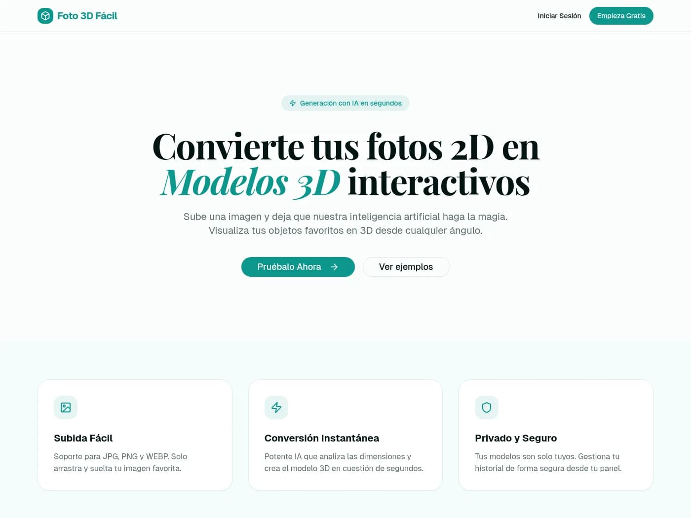 Foto a 3D Fácil