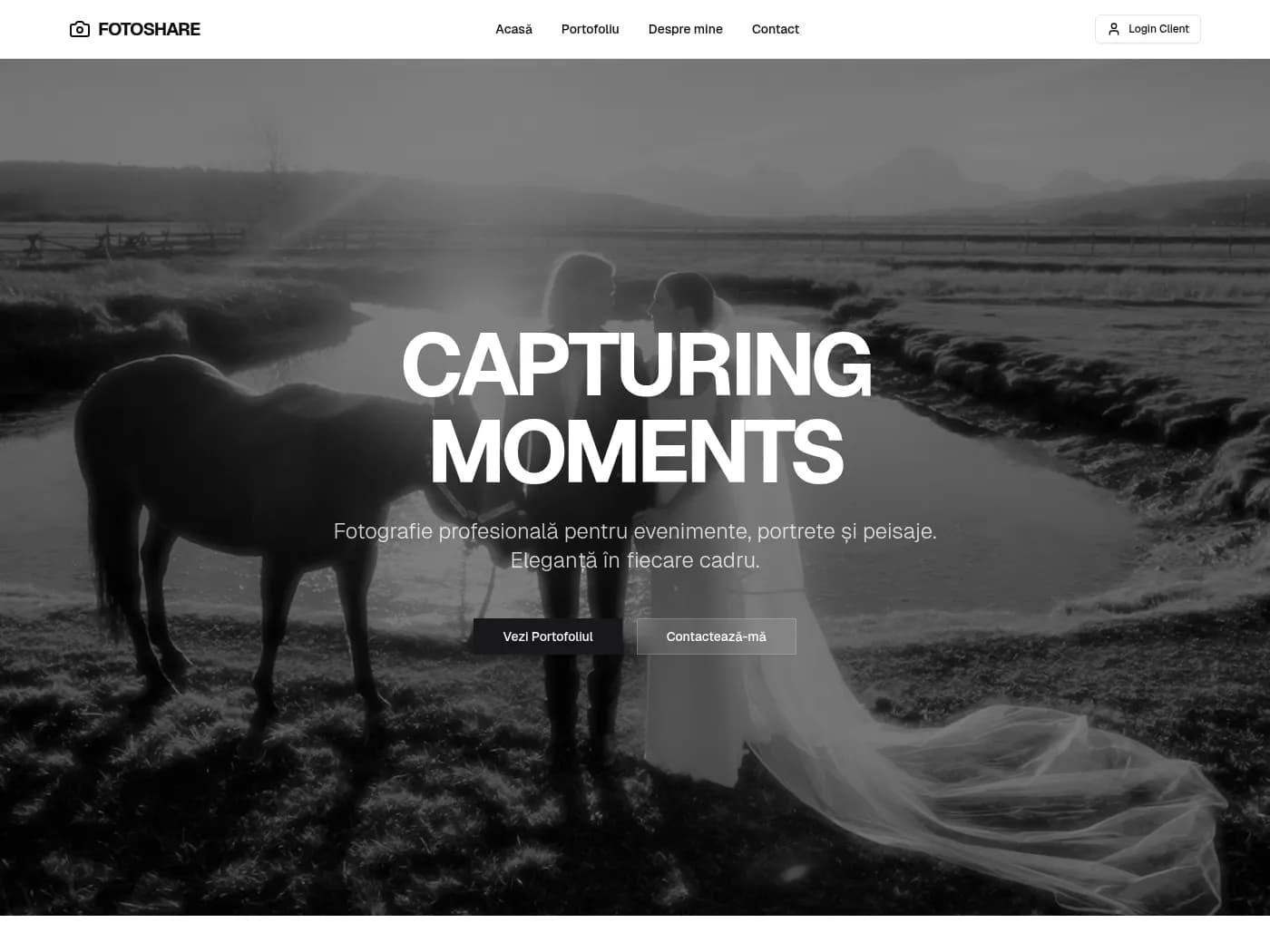 FotoShare Portfolio Site