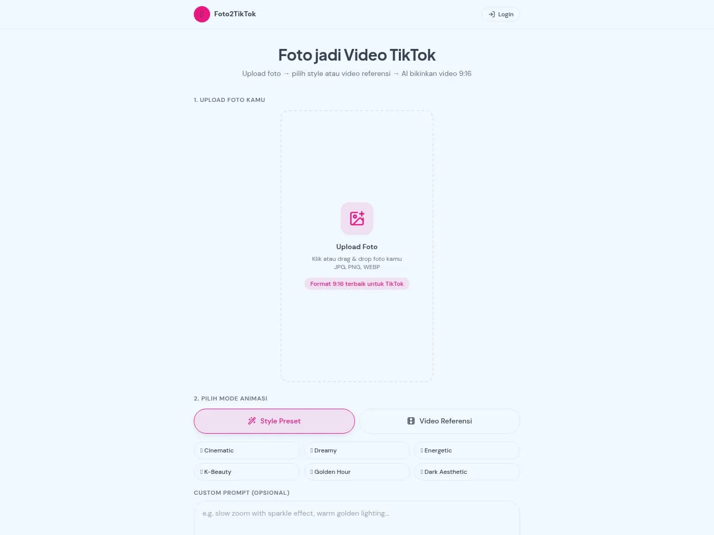 Foto2TikTok Creator
