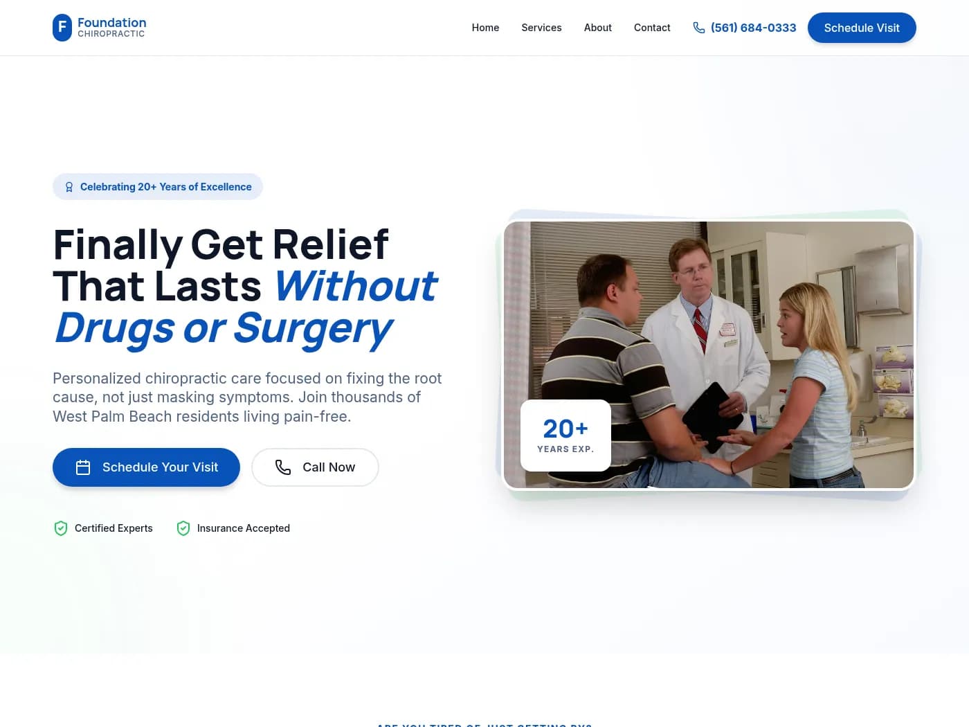 Foundation Chiro Webflow