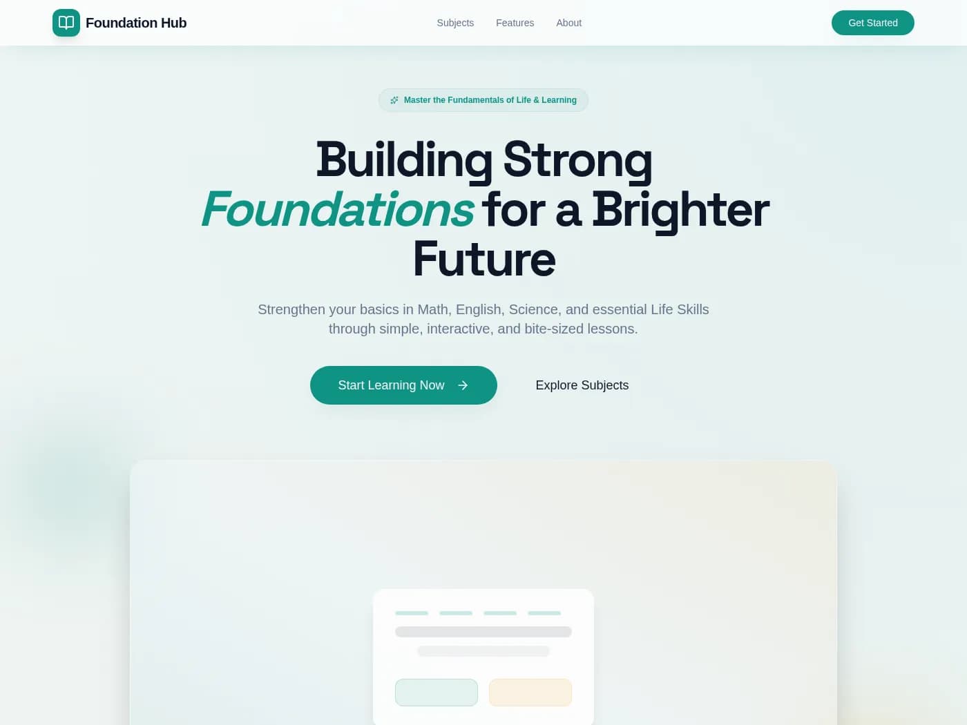 Foundation Hub