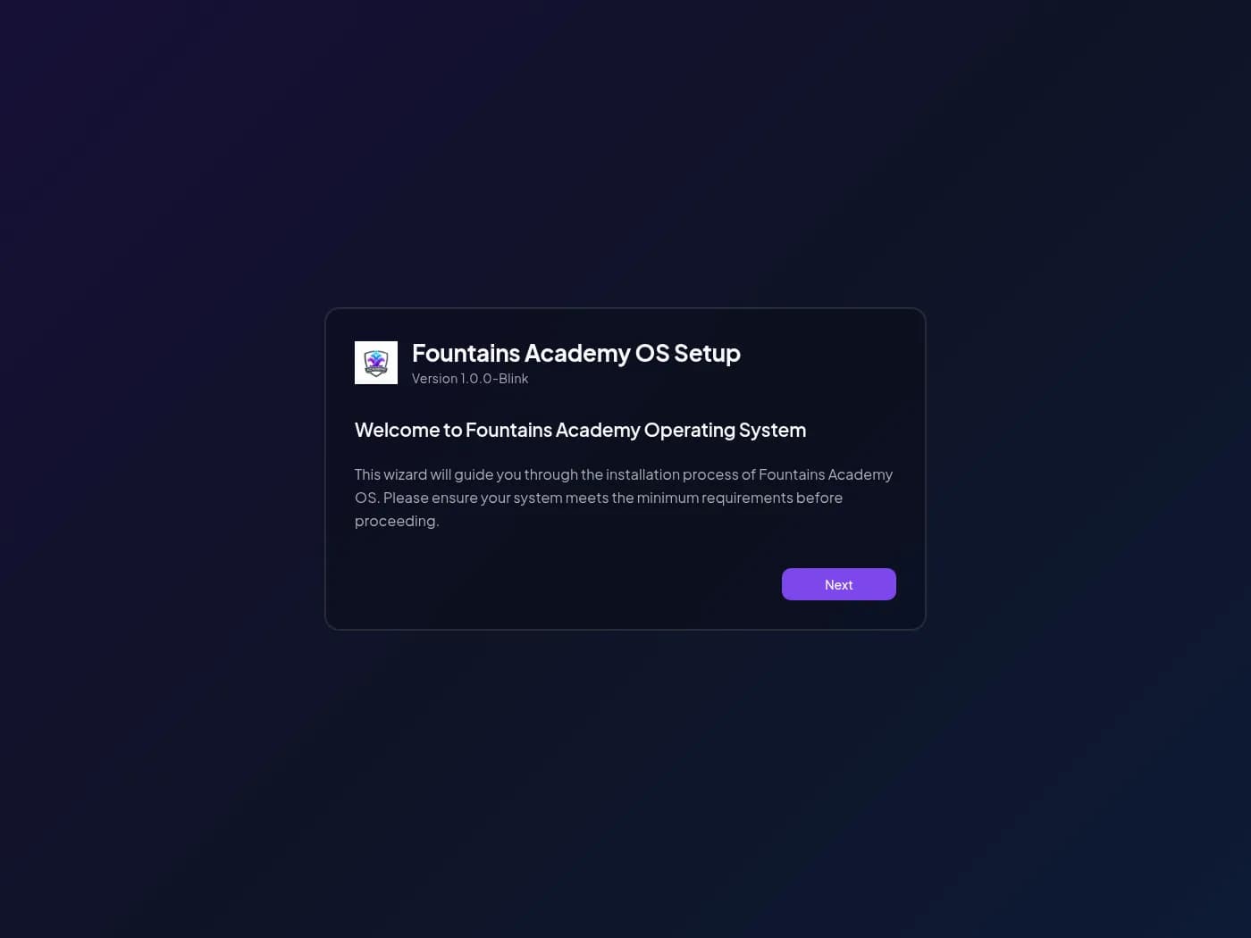 Fountains Academy OS